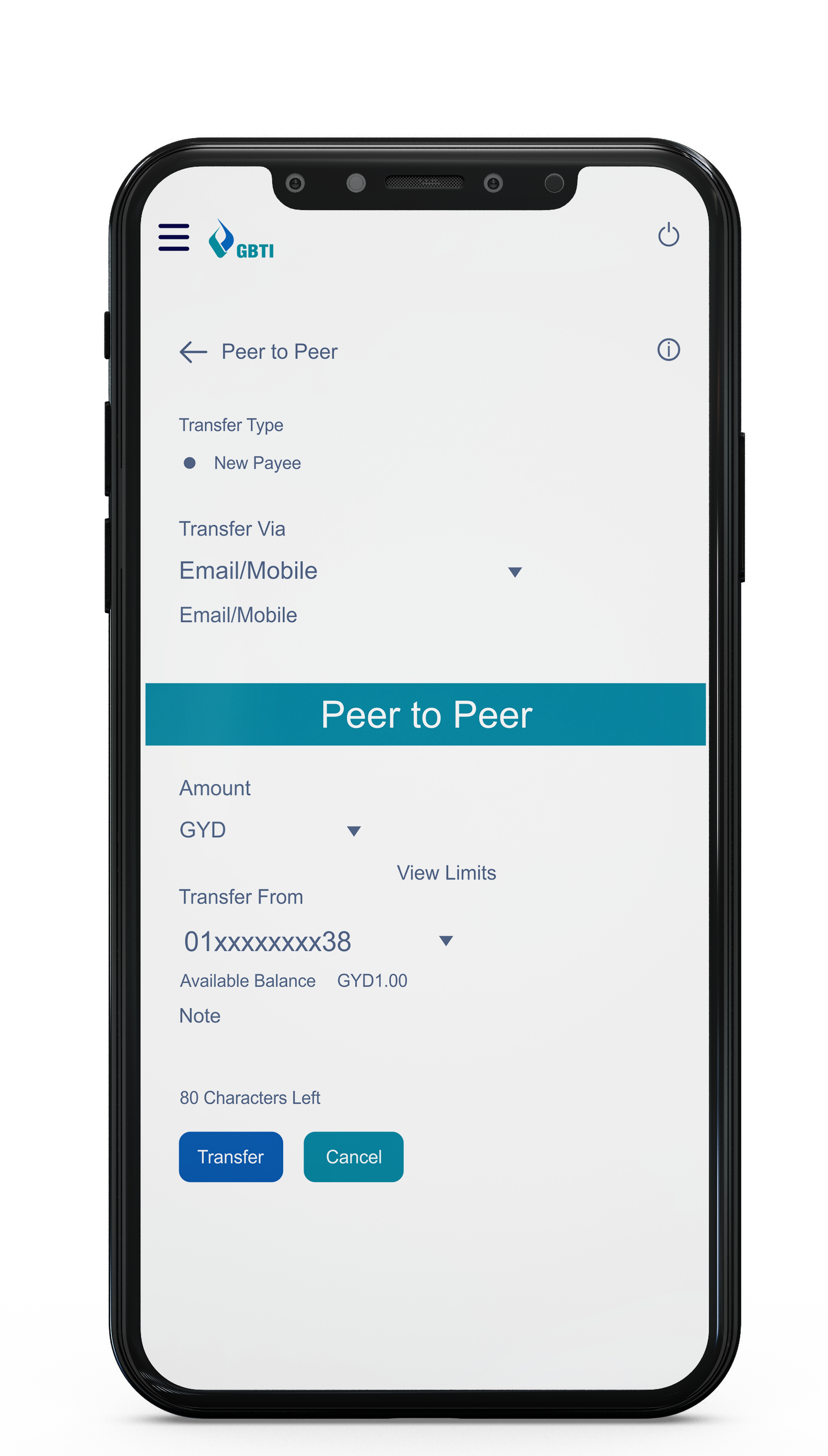 Peer-to-peer (P2P) Transfers